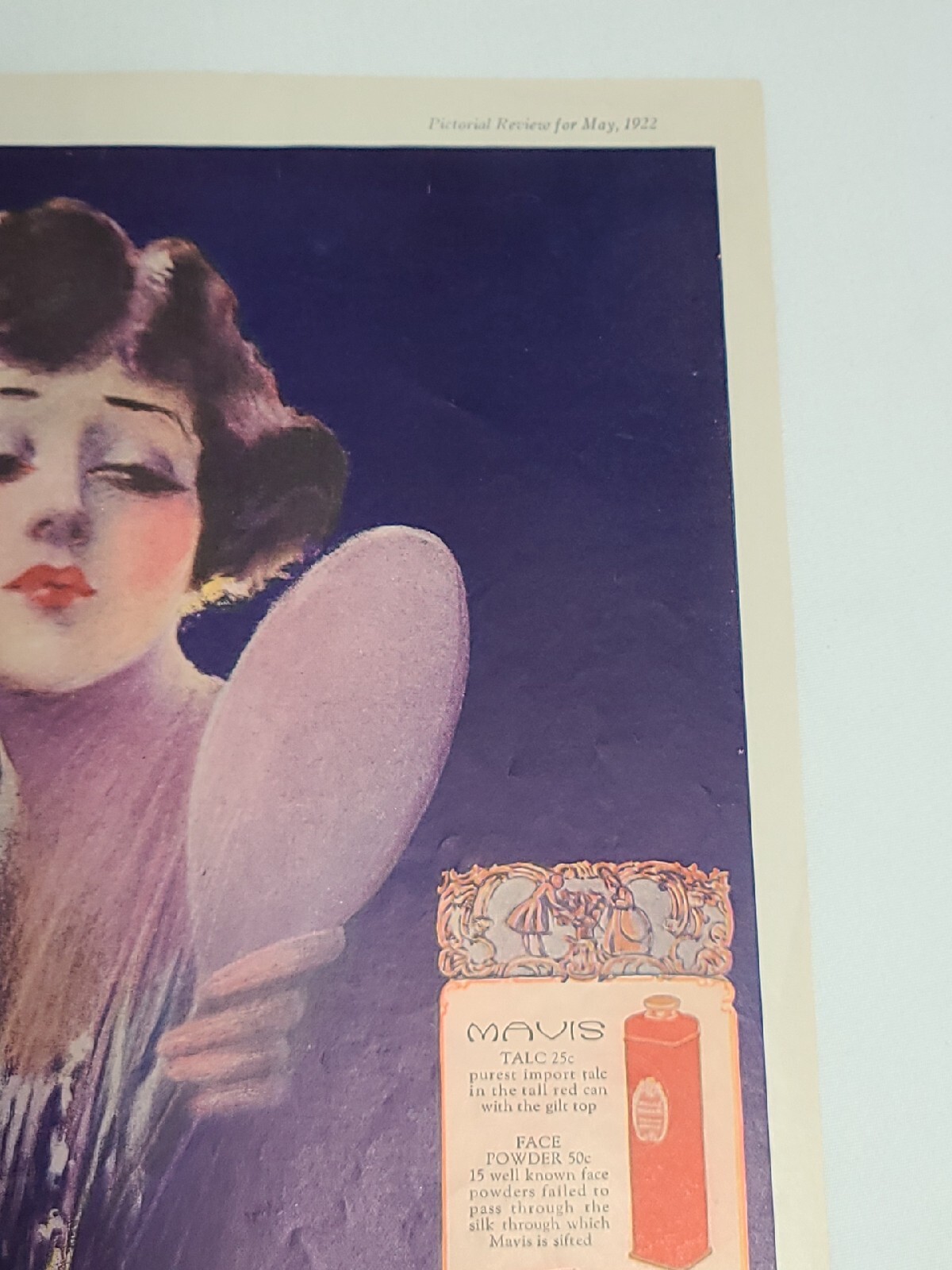 Vivaudou's Mavis Lip Stick Double Sided Magazine Ad May 1922 | eBay