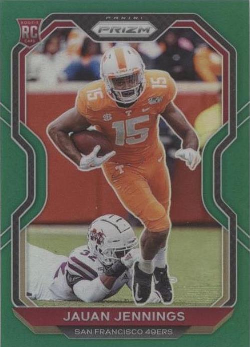 2020 Panini Prizm - Rookie Jauan Jennings #304 Green Prizm (RC) for ...