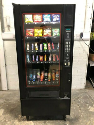 Narrow Used Polyvend 32 Selection Snack & Bottle Vending Machine | eBay UK