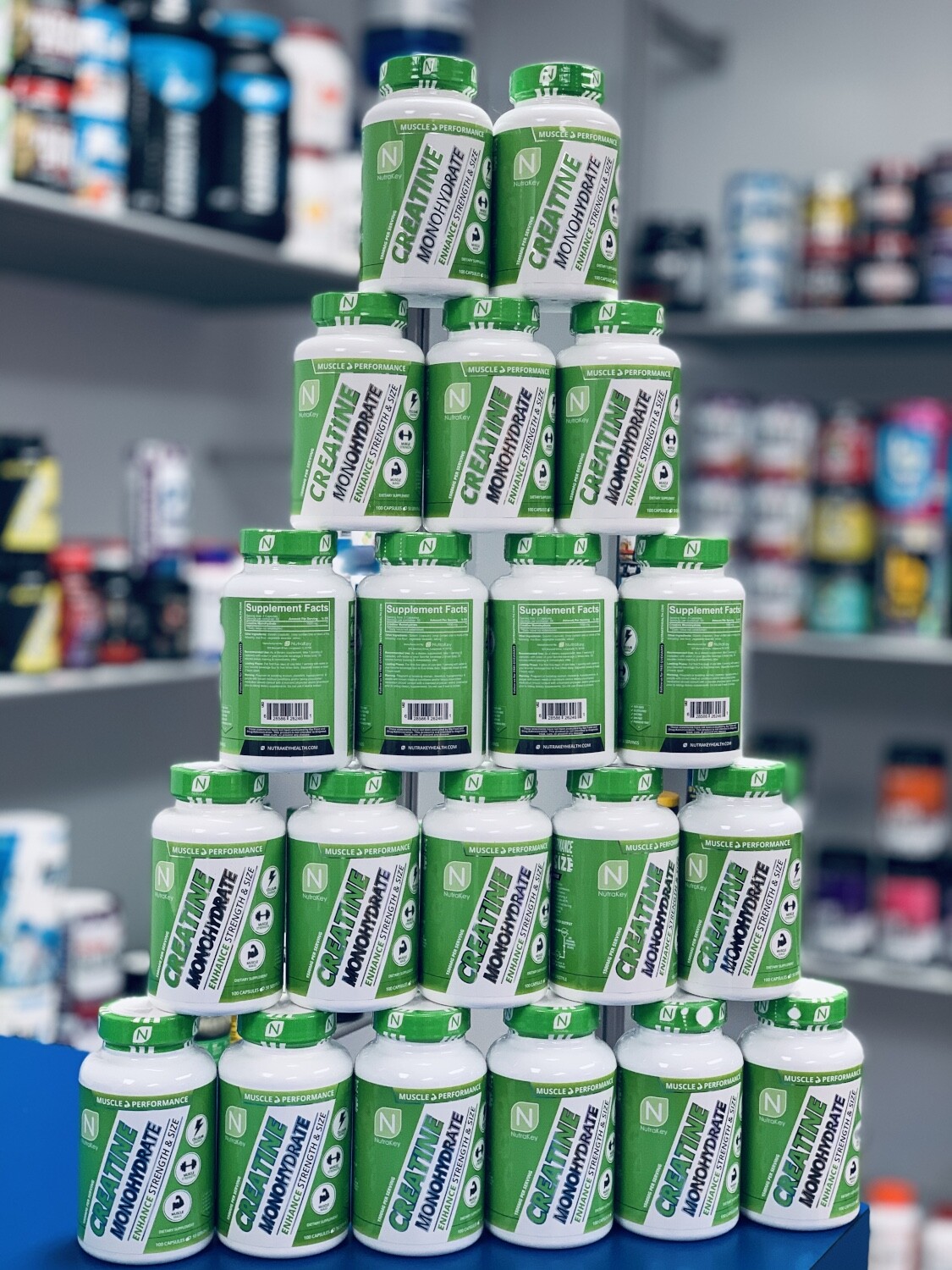 Nutrakey CREATINE Capsules Muscle Strength Size 1500 Mg Monohydrate 100 ...