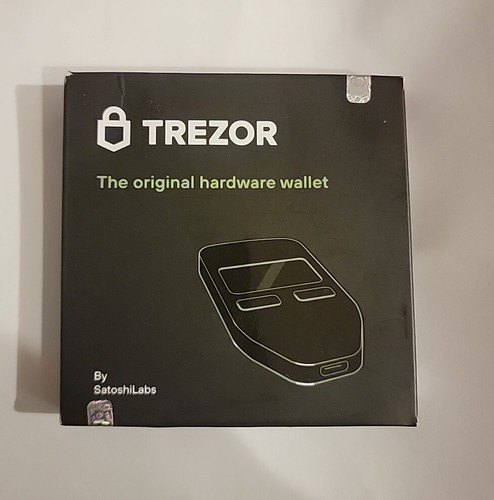 Trezor Model One Crypto Cryptocurrency Hardware Wallet SatoshiLabs ...