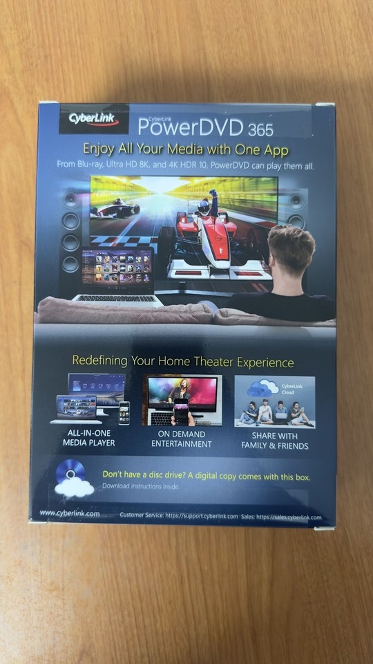 Cyberlink PowerDVD 365 World's Number 1 Blu-Ray and Media Player | eBay