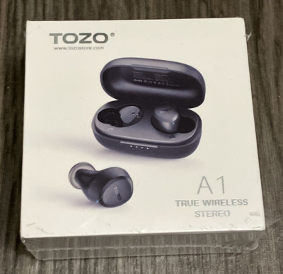 Tozo A1 Mini Wireless Bluetooth Earbuds With Charging Case Black | eBay
