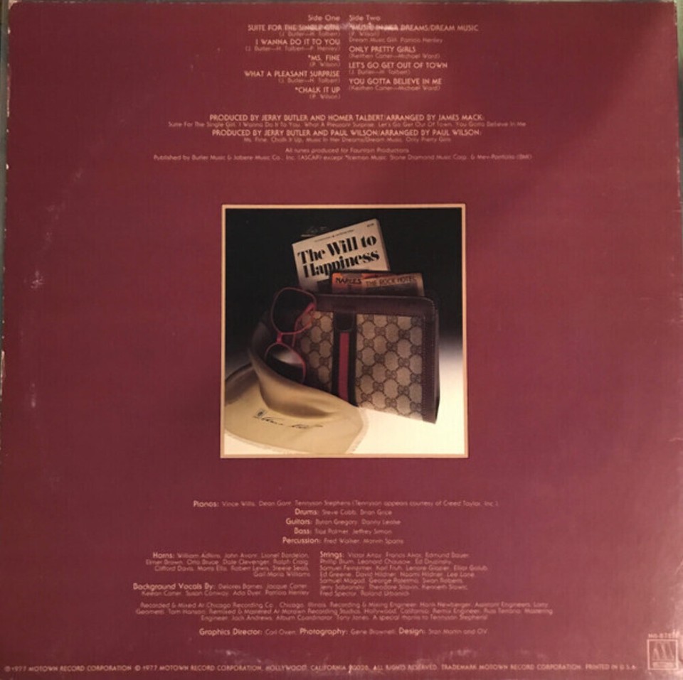 Jerry Butler - Suite For The Single Girl - Motown - M6-878S1 - LP ...