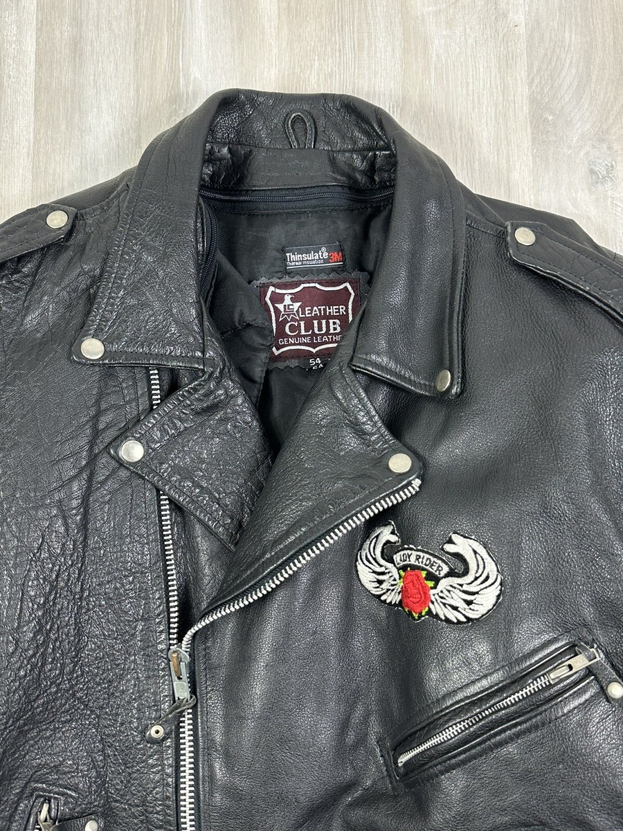 Vintage LC Leather Club Size 54 Heavy Buckle Motorcycle Vintage LC Leather Club Size 54 Heavy Buckle Motorcycle