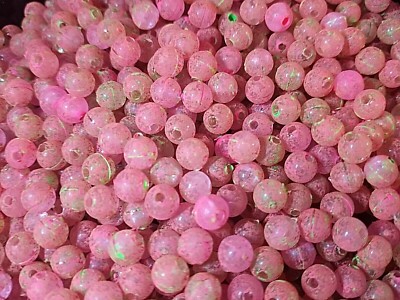 6mm Walleye Rig Custom Beads 100pk,250pk,500pk,1,000pk WATERMELON BALL ...