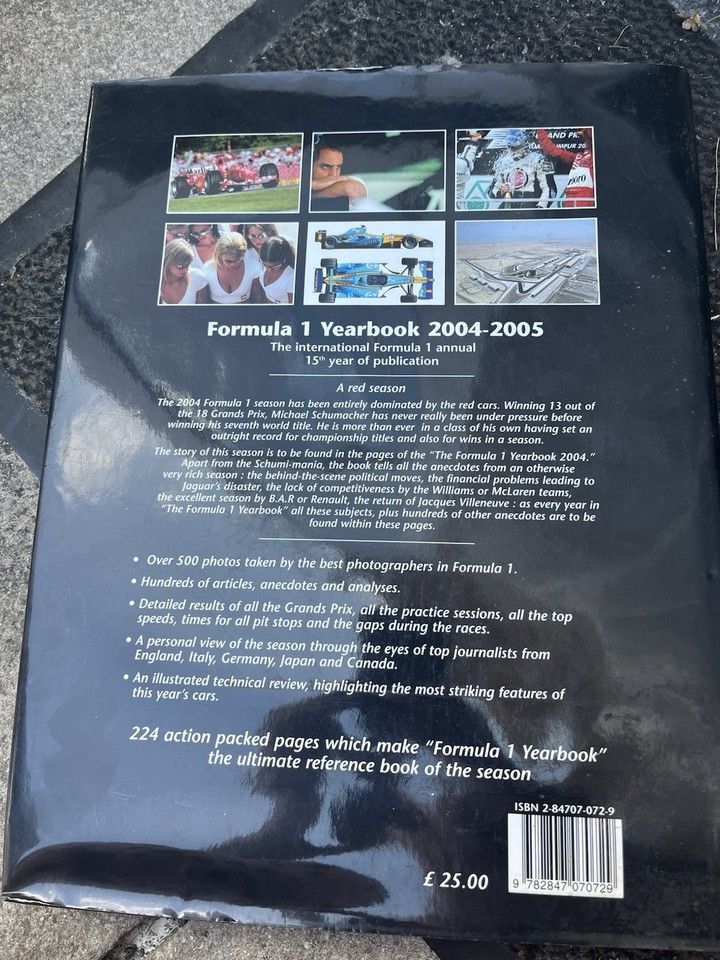 Formula 1 Yearbook 2004-2005 Hardback by Mario, Filippo Di ...