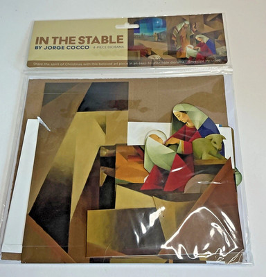 Jorge Coco In The Stable 4 Pc Diorama Nativity 11 x 9.5 x 6.5" | eBay