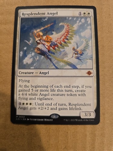 MTG - Resplendent Angel - LCI The Lost Caverns of Ixalan Card #32 ...