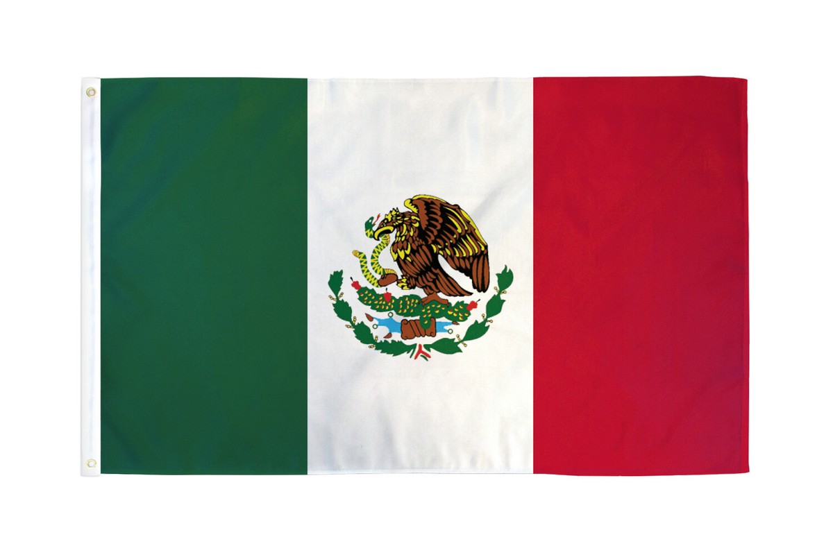 Yucatan Peninsula Flag Mexico Flag Mexico Mexican Mex 8" X 12"