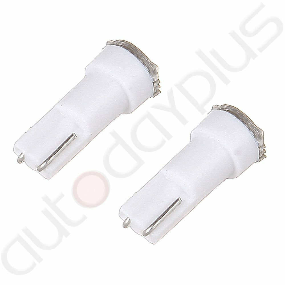 10 PC74 T5 White LED Twist Socket Instrument Panel Cluster Plug Dash ...