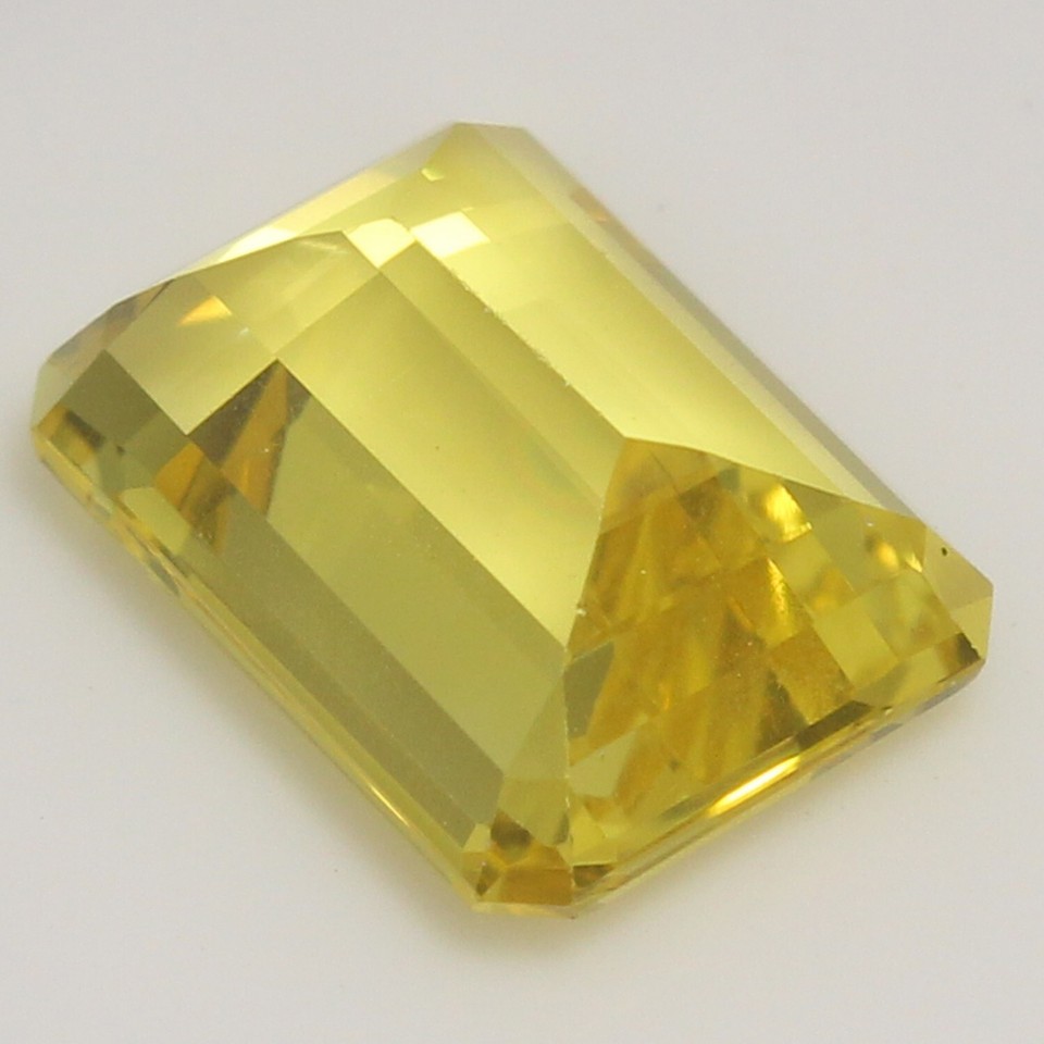 Natural Certified Tanzania Yellow Tanzanite 10.20 Ct Emerald Unheated ...