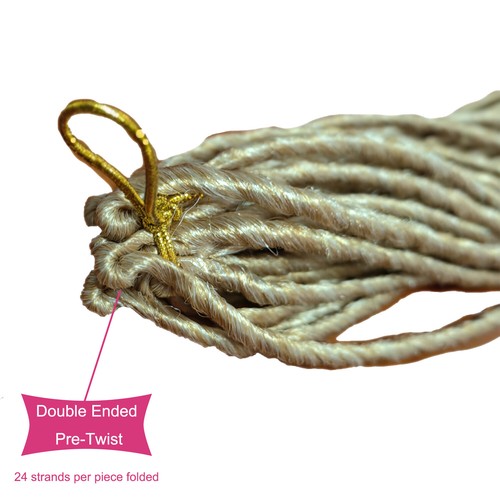 20" Soft Thin Faux Locs Micro Dreadlocks Twist Braiding Crochet Hair ...