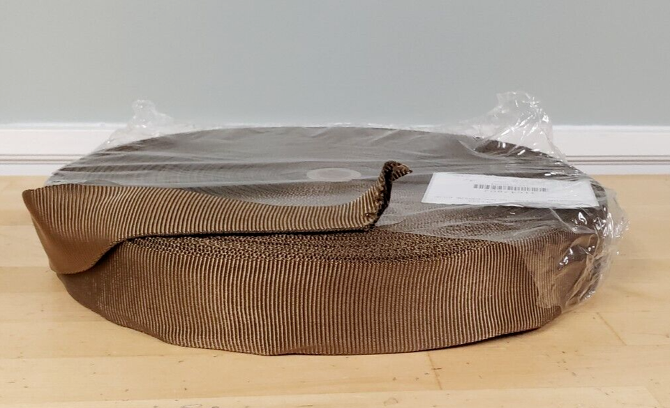 2 inch - COYOTE - Nylon Tubular Webbing 4000lb Heavy Duty *50 YDS (150 ...