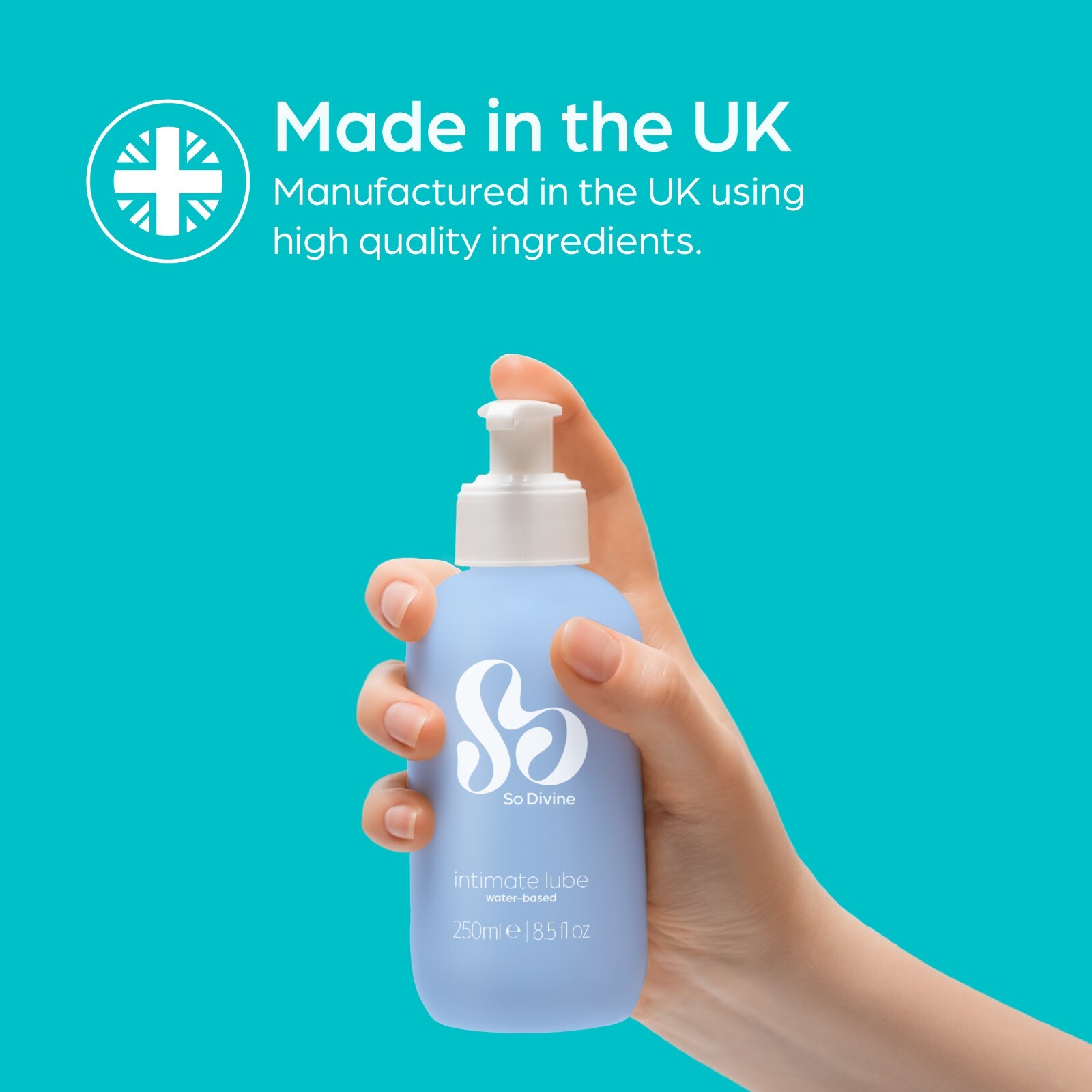 So Divine Intimate Water-Based Lubricant 250ml | body safe lube, vegan ...