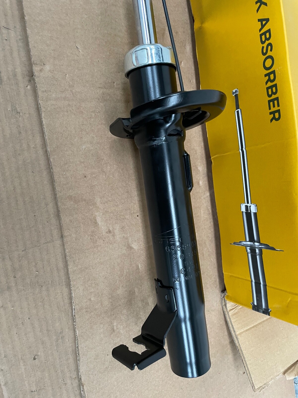 FRONT LEFT SHOCK ABSORBER FITS FORD FIESTA MK5 MAZDA 2 ANSCHLER ...