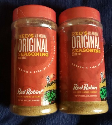 2 - Red Robin All-Natural Original Seasoning 16oz For Gourmet Burgers ...