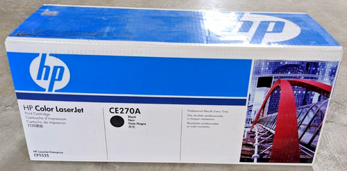 Genuine HP 650A CE270A Black High Yield Toner 13.5K Page HP LaserJet ...