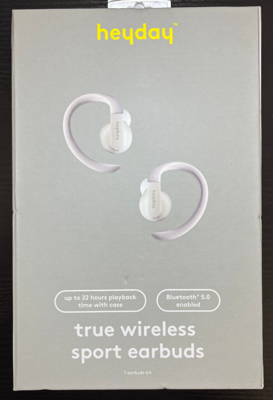 Heyday True Wireless Sport Earbuds White 063 for sale online | eBay