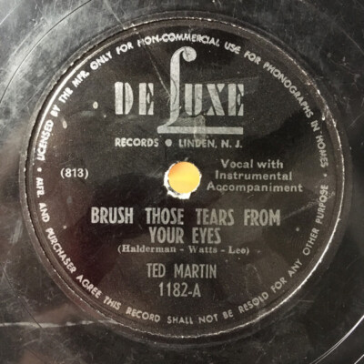 Ted Martin (3) - Brush Those Tears From Your Eyes / Am I All Of Your ...