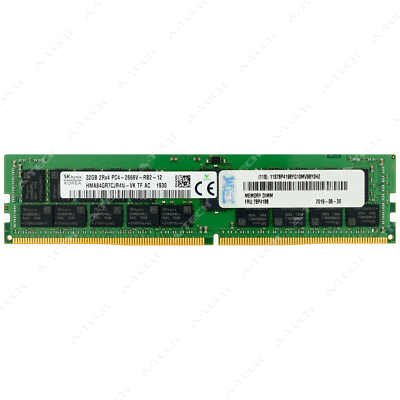IBM-Lenovo 32GB DDR4 2666MHz PC4-21300 ECC RDIMM REG Server Memory RAM ...