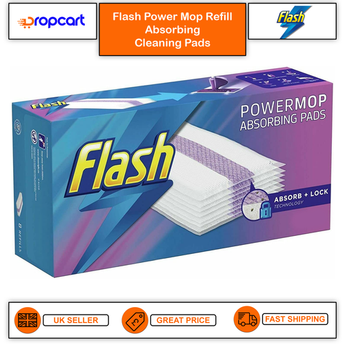 Flash Power Mop Absorbing Refill Pads, Floor Cleaner Disposable ...