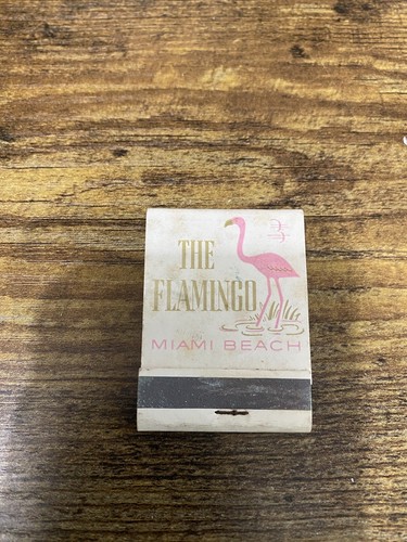 Vintage The Flamingo Miami Beach Florida Matchbook Matches Advertising ...