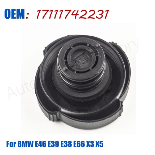 Radiator Coolant Reservoir Tank Cap For BMW E46 E39 E38 E66 X3 X5 ...