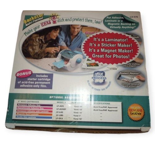 Brother Laminating Machine & Adhesive Cartridge Backster Laminator LX ...