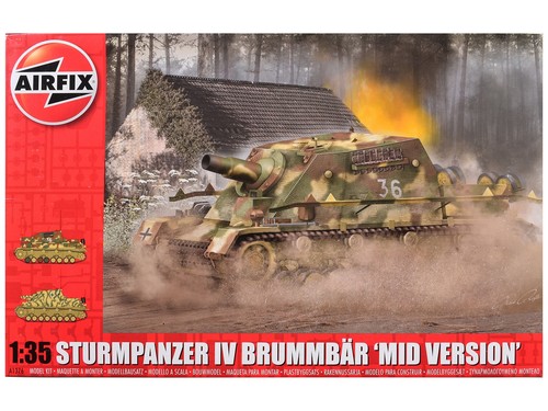 Level 3 Model Kit Sturmpanzer IV Brummbar "Mid Version" Tank with 2 ...