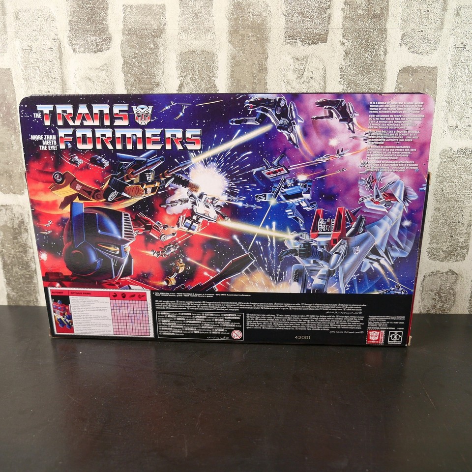 G1 Walmart Reissue 40th Year Optimus Prime with Trailer Exclusive *NEW ...