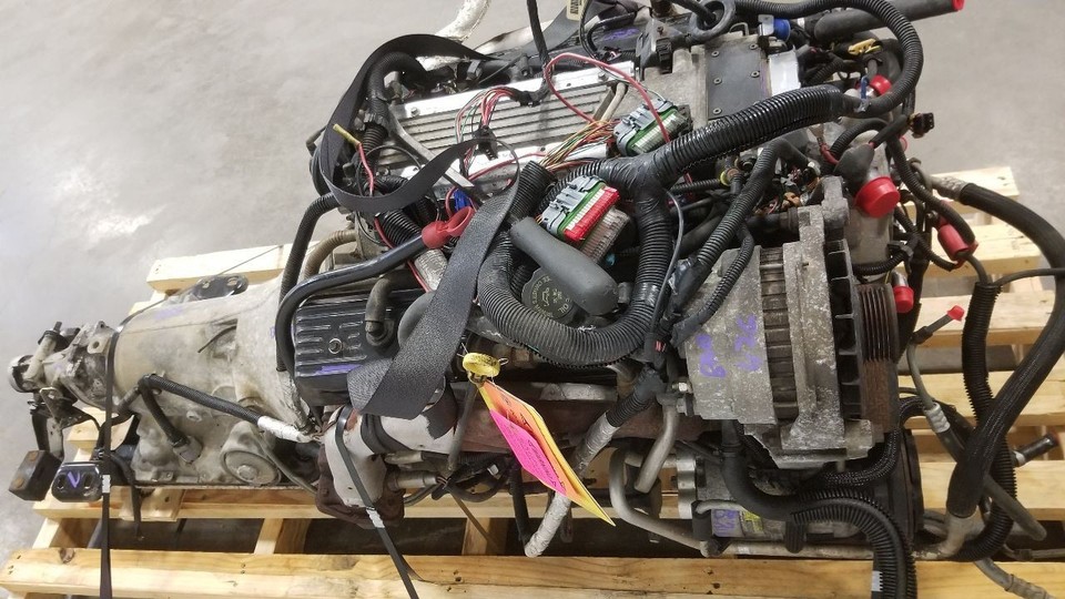 5.7 LT1 ENGINE 4L60E TRANSMISSION 1997 PONTIAC FIREBIRD FORMULA PULLOUT ...