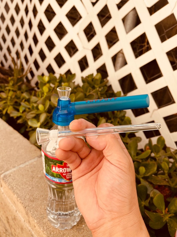 Premium Portable Hookah Screw on Bottle Converter Water Glass Bong ...