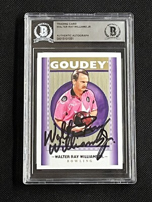 WALTER RAY WILLIAMS JR. 2019 UD GOODWIN CHAMPIONS SIGNED AUTO CARD BAS ...