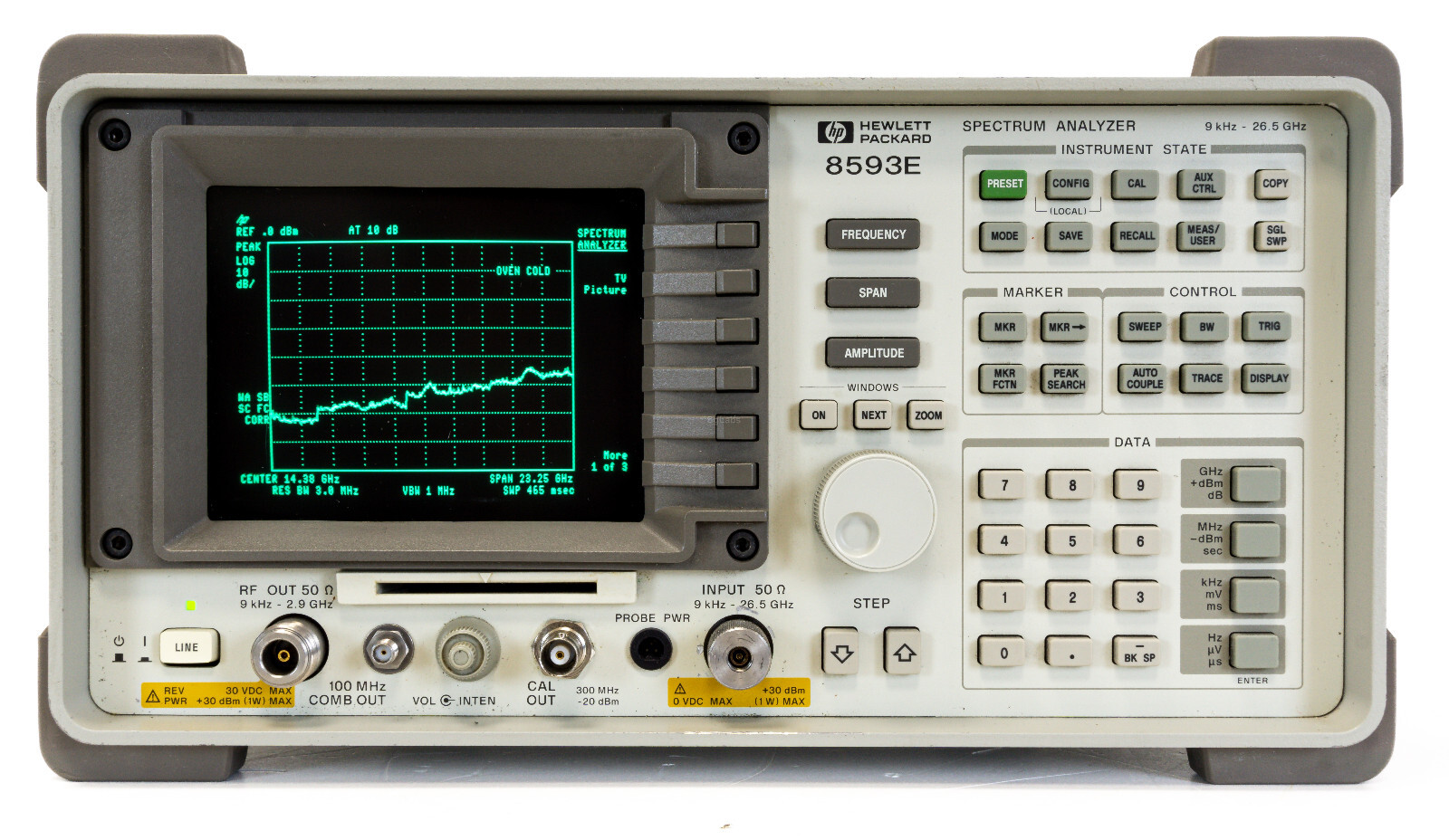 HP/Agilent 8593E Portable Spectrum Analyzer for sale online | eBay