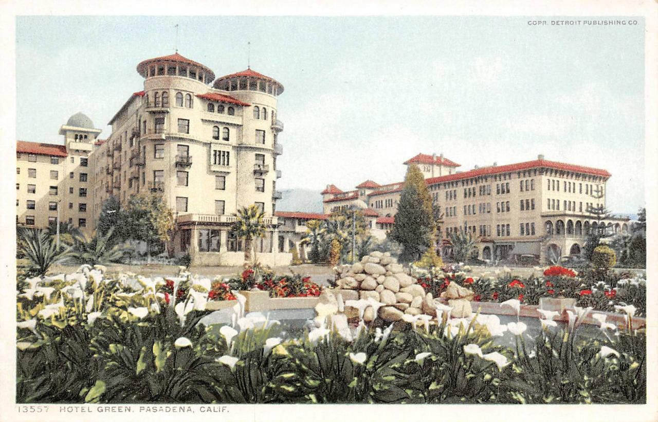 HOTEL GREEN Pasadena, CA Los Angeles Co. c1910s Vintage Postcard | eBay