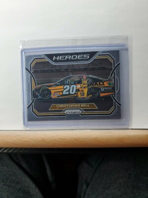 2021 Panini Prizm Racing NASCAR Christopher Bell HEROES base card # H15 ...