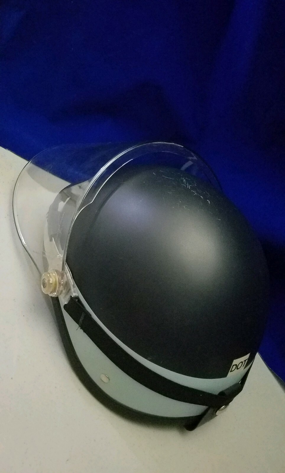 VTG 1970s AS-IS RIOT HELMET NYCPD NYPD REMOVABLE FLIP FACE-SHIELD & DOT ...