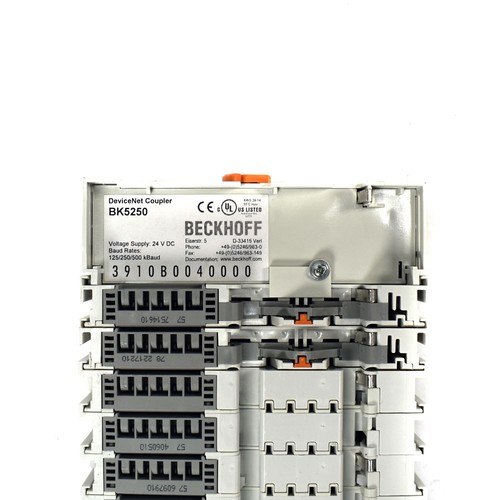 Beckhoff BK5250 DeviceNet Coupler w/ KL1184, KM1002-0000, KL9400 ...