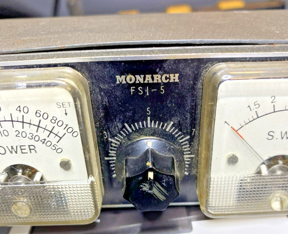 MONARCH FSI-5 SWR & RF POWER METER 10 & 11 METER SAVE BIG $$$ | eBay