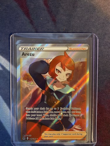 POKEMON TCG - Arezu (Full Art) 189/196 - Lost Origin - ILLUSTRATION ...