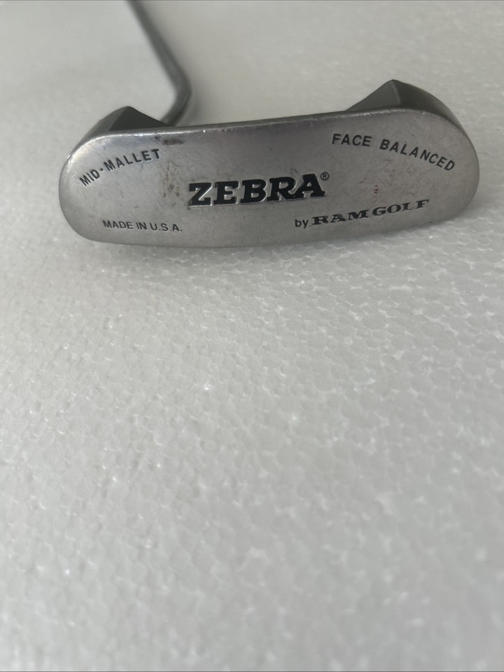 Ram Golf -Zebra, Face-Balanced Mid Mallet Putter 35." Nice Zebra Grip ...