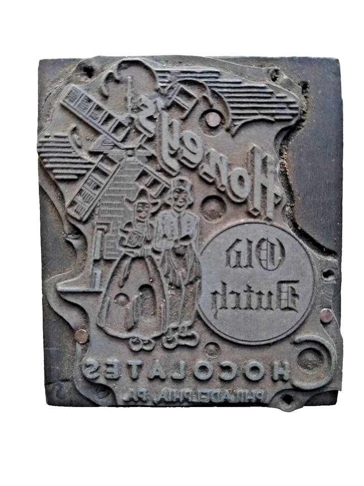 Honey's Old Dutch Chocolates Philadelphia Printer Block Ink Stamp ...