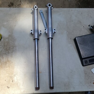BABY CERIANI FRONT FORKS 30MM VINTAGE ROAD RACE VMX AHRMA HARLEY ...