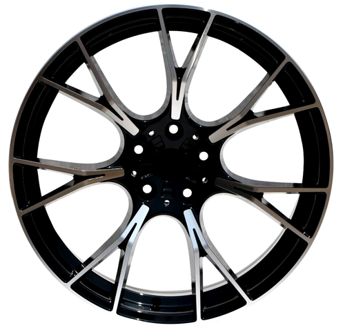 20x8.5/9.5" Black Machined Face Comp Mesh Wheels Rims BMW F80 F82 F83 ...