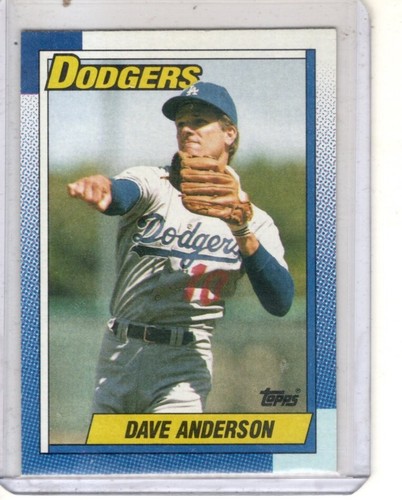 1990 Topps - #248 Dave Anderson Los Angeles Dodgers baseball card | eBay