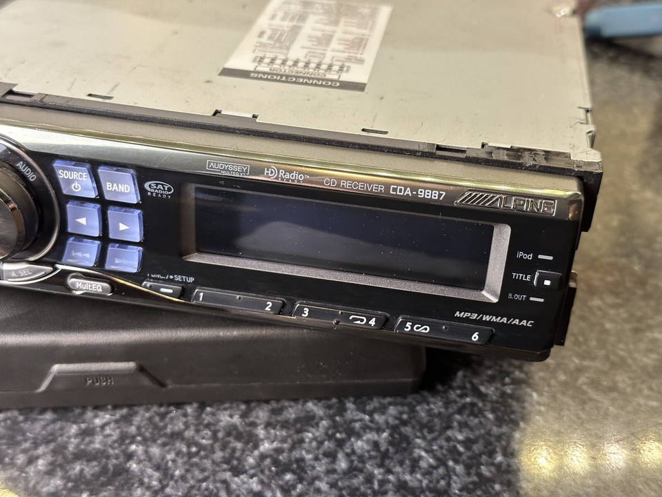 Alpine Cda-9887 Radio | eBay