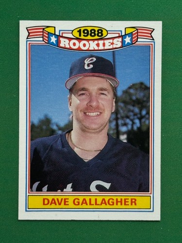 1989 Topps Baseball 1988 Rookies Commemorative Set Glossy #8 Dave ...
