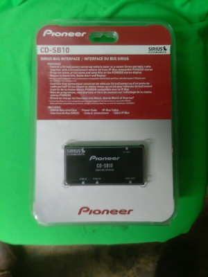New Sealed PIONEER CD-SB10 Sirius Connect Satellite Radio Adapter Bus ...