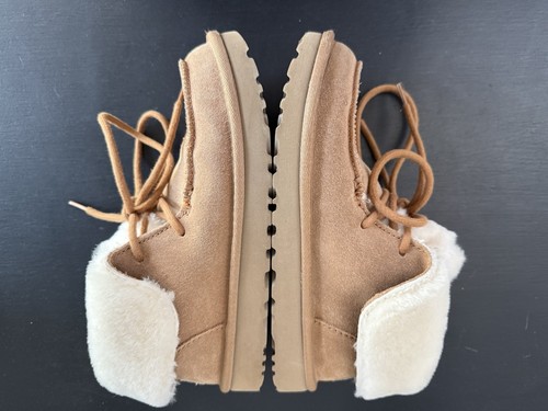 UGG Diara Suede Chestnut Sheepwood Cuff Ankle Boot Slipper Size US 7 ...
